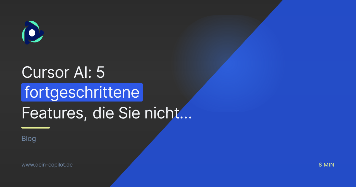 Cursor AI: 5 fortgeschrittene Features, die Sie nicht nutzen | Dein ...